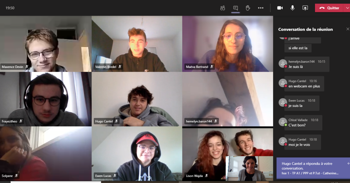 Les cours en visio – IUT Le Havre